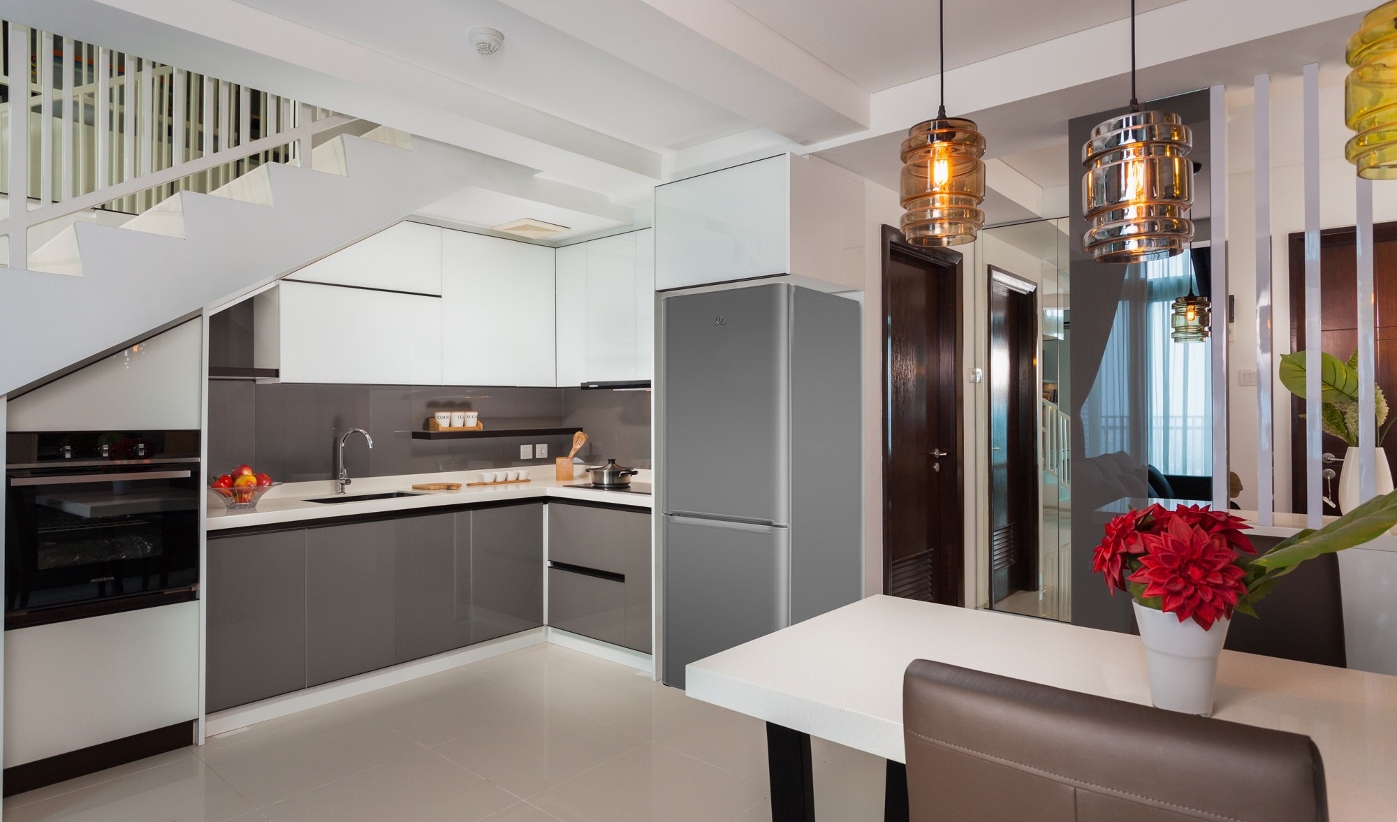 Showroom Pondok Indah Kitchen Rustic - METRIC - Premium Cabinetry System